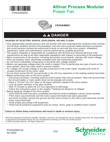 Schneider Electric APM Instruction Sheet | Manualzz