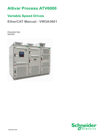 Schneider Electric ATV6000 EtherCAT User Guide | Manualzz