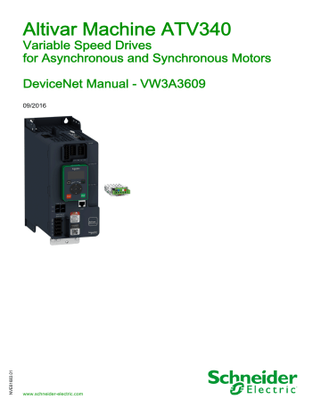 Schneider Electric ATV340 DeviceNet User Guide | Manualzz
