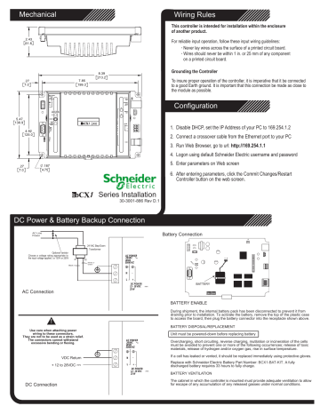 Schneider Electric bCX1 Series Controller User Guide | Manualzz