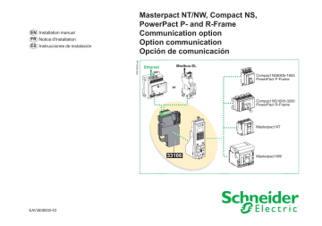 Câblage du cordon ULP de disjoncteur sur le module BCM ULP. Schneider ...
