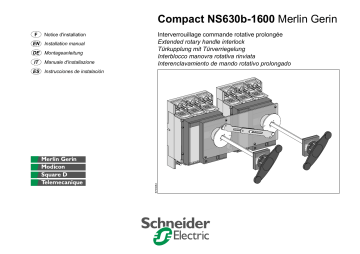 Schneider Electric Compact NS630b-1600 : Extended rotary handle ...