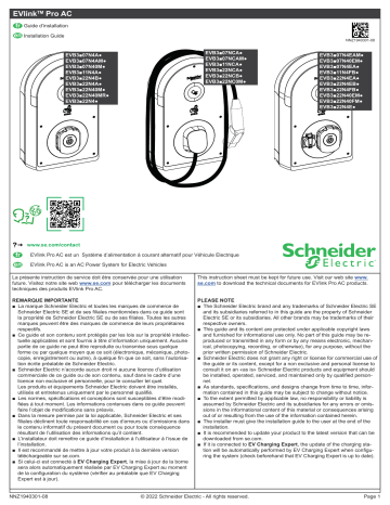 Schneider Electric EVlink Pro AC Instruction Sheet | Manualzz