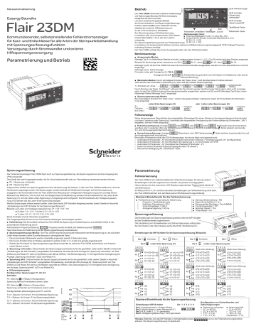 Schneider Electric Flair 23DM User Manual | Manualzz