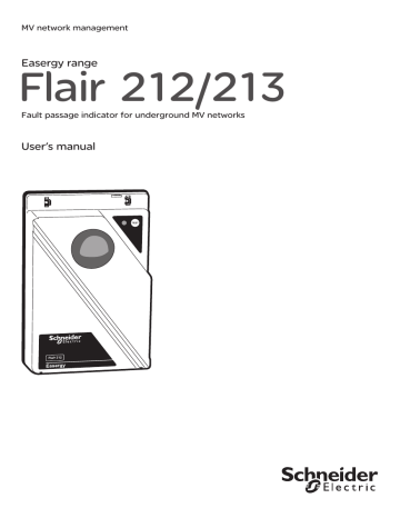 Schneider Electric Easergy FLAIR 212 213 User Manual | Manualzz