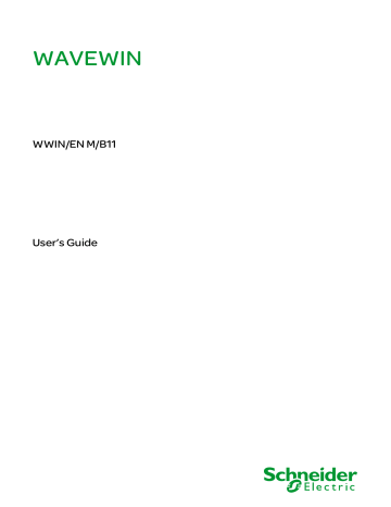 Schneider Electric WAVEWIN User Guide | Manualzz