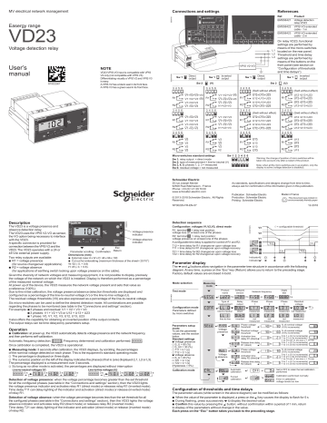 Schneider Electric VD23 User Manual | Manualzz