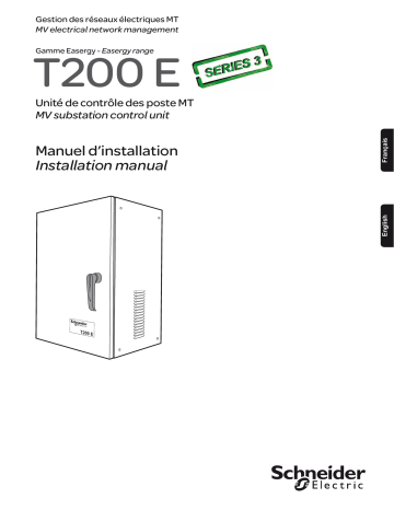 Schneider Electric T200 E Installation Manual | Manualzz
