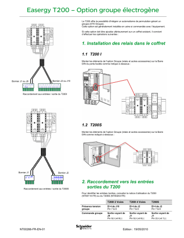 Schneider Electric T200 Genset option User Guide | Manualzz