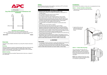 Schneider Electric EPDU1116S_EPDU1132S User Guide | Manualzz