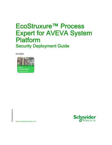 Schneider Electric EcoStruxure Process Expert User Guide | Manualzz