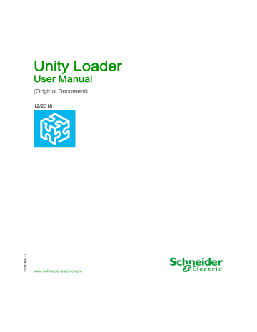 Schneider Electric Unity Loader User Manual | Manualzz