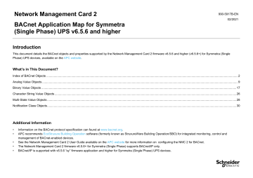 Schneider Electric BACnet Application Map System user guide | Manualzz