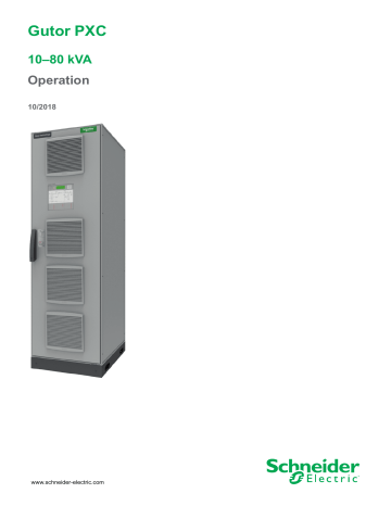 Schneider Electric Gutor PXC User Guide | Manualzz