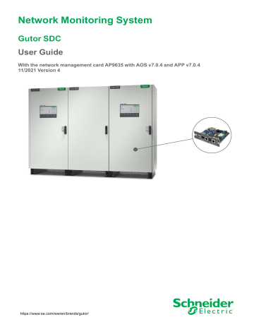 Schneider Electric Gutor SDC User Guide | Manualzz