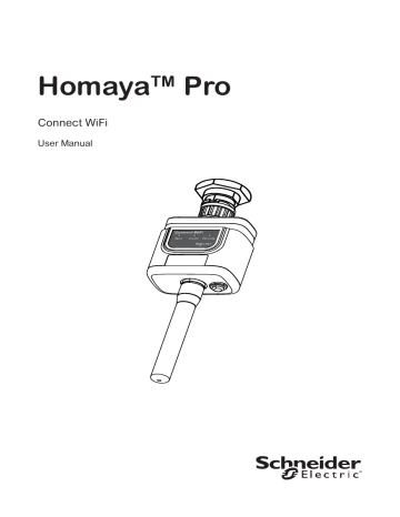 Schneider Electric Homaya Pro Connect WiFi User Manual | Manualzz