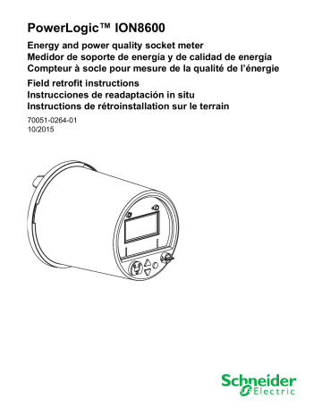 Schneider Electric ION8600 Instruction Sheet | Manualzz