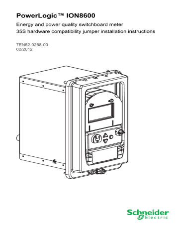 Schneider Electric ION8600 Installation Instructions | Manualzz