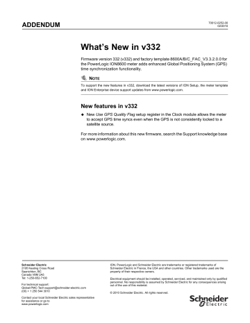 Schneider Electric ION8600 User Guide | Manualzz