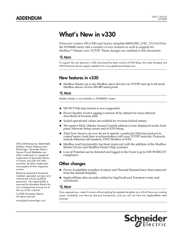 Schneider Electric ION8600 User Guide | Manualzz