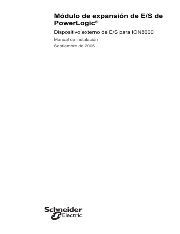 Schneider Electric ION8600 Installation manual | Manualzz