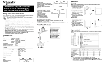 Schneider Electric Easy UPS DIN Rail Mount DC to DC Power Supply ...