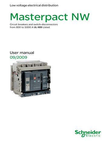 Schneider Electric Masterpact NW08-50 UL489 User Guide | Manualzz