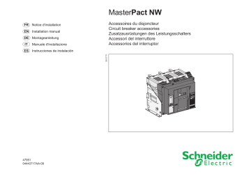 Schneider Electric MasterPact NW Manual de usuario | Manualzz