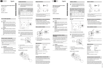 Schneider Electric Rotary dimmer insert Mode d'emploi | Manualzz