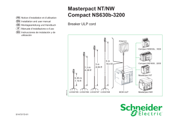 Schneider Electric Breaker ULP cord Manuel utilisateur | Manualzz
