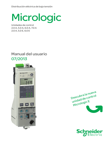 Schneider Electric Unidades de control Micrologic A/E Manual de usuario ...