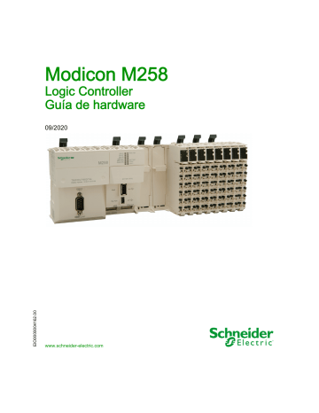 Schneider Electric Modicon M258 Guía del usuario | Manualzz