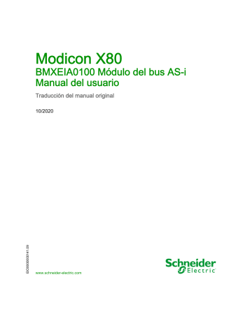 Schneider Electric Modicon X80 - BMXEIA0100 Módulo del bus AS-i Manual ...