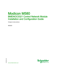 Schneider Electric Modicon M580 - User manual, System Planning Guide ...