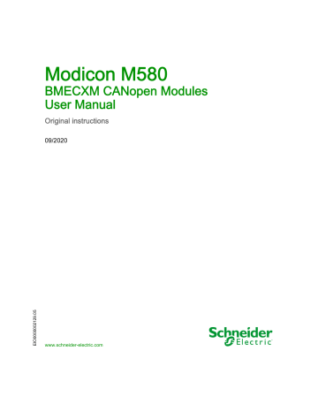 Schneider Electric Modicon M580 User Manual | Manualzz