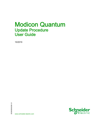 Schneider Electric Modicon Quantum User Guide | Manualzz