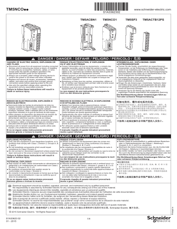 Schneider Electric TM5NCO.. CANopen Electronic Interface Module ...