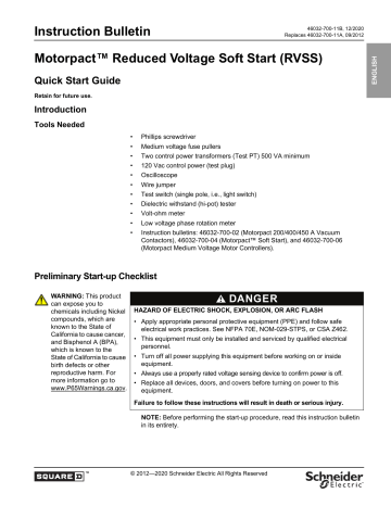 Schneider Electric Motorpact Instruction Sheet | Manualzz