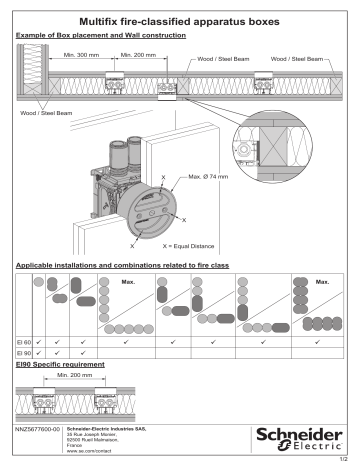 Schneider Electric Multifix Instruction Sheet | Manualzz