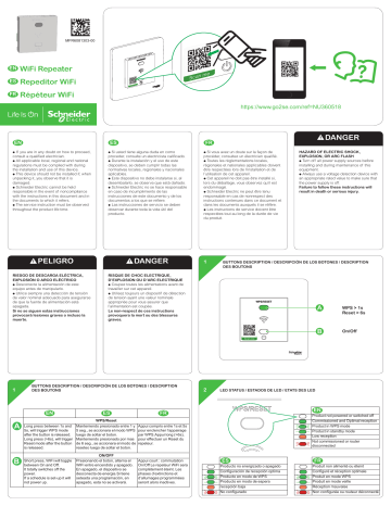 Schneider Electric WiFi Repeater Instruction Sheet | Manualzz