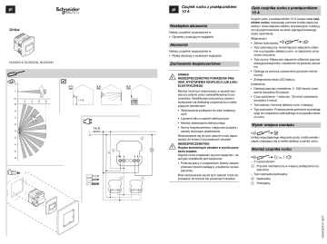 Schneider Electric Motion Sensor instrukcja | Manualzz