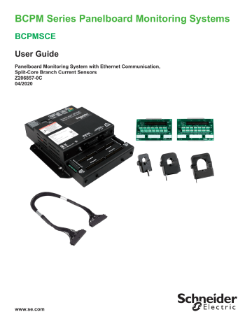 Schneider Electric BCPMSCE User Guide | Manualzz