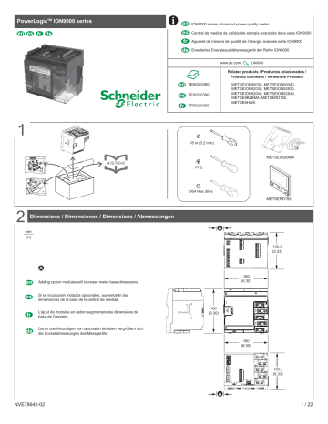 Schneider Electric PowerLogic ION9000 Manuel utilisateur | Manualzz