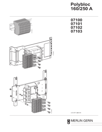 Schneider Electric splitter blocks POLYBLOC 6 User Guide | Manualzz