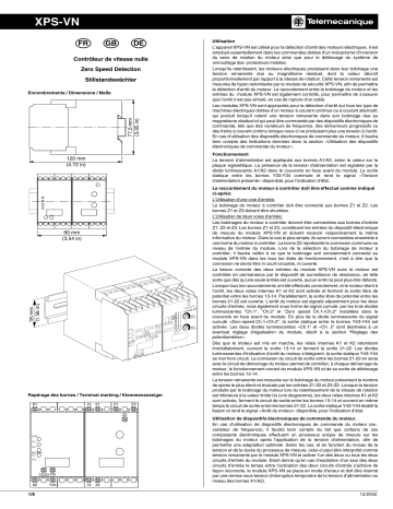 Schneider Electric XPSVN... Safety modules Instruction Sheet | Manualzz