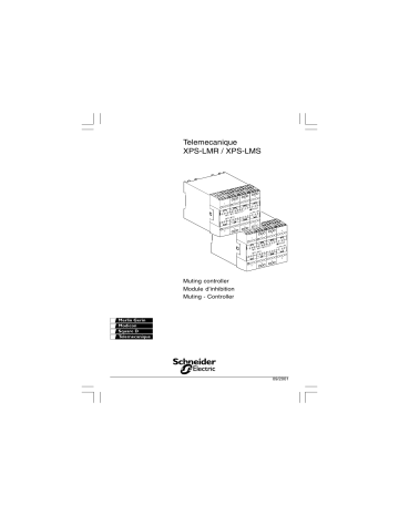 Schneider Electric XPSLM... Safety module Instruction Sheet | Manualzz