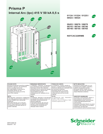 Schneider Electric Prisma P Instruction Sheet | Manualzz