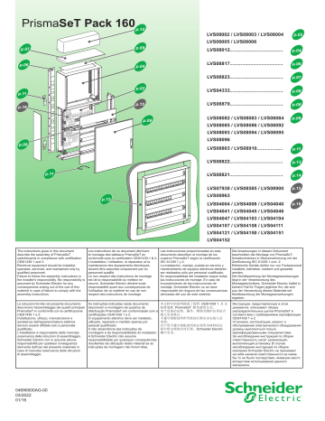 Schneider Electric PrismaSeT Plus pack G Manuale utente | Manualzz