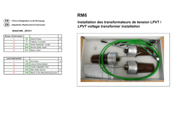 Schneider Electric LPVT RM6 VOLTAGE TRANSFORMER User Guide | Manualzz