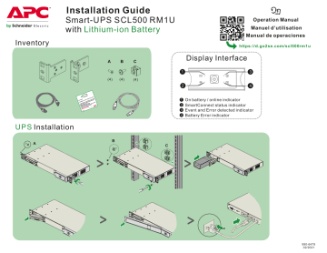 Schneider Electric Smart-UPS Installation Guide | Manualzz